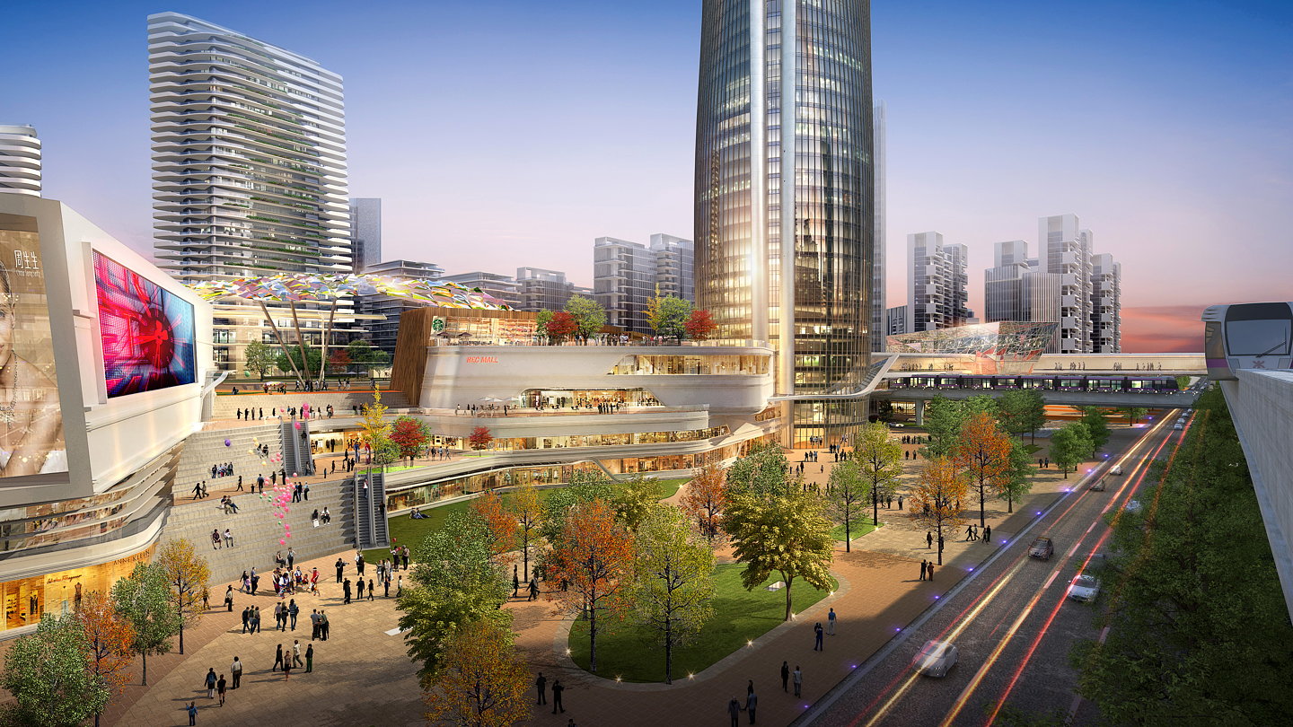 Shenzhen Metro Changzhen Depot TOD Master Plan by Woods Bagot Hong Kong