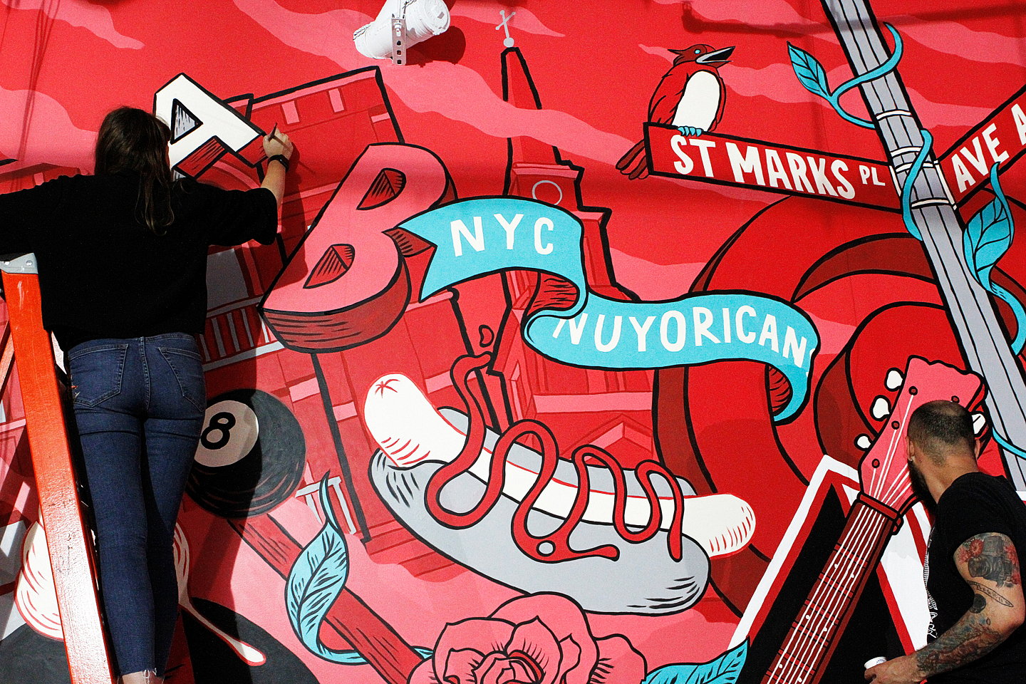 Vault49 Designs Graffiti Mural for Target's Latest New York Store